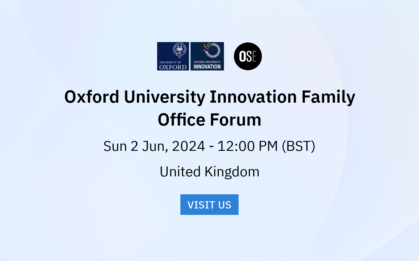Oxford University Innovation Family Office Forum
